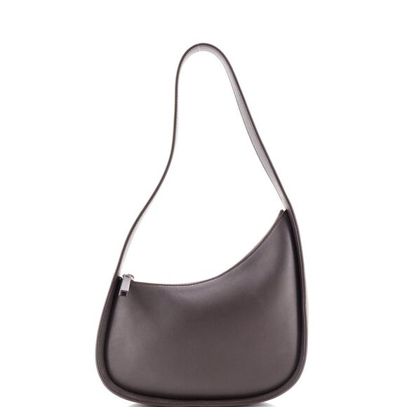The Row | Bags | The Row Half Moon Shoulder Bag Leather Brown | Poshmark